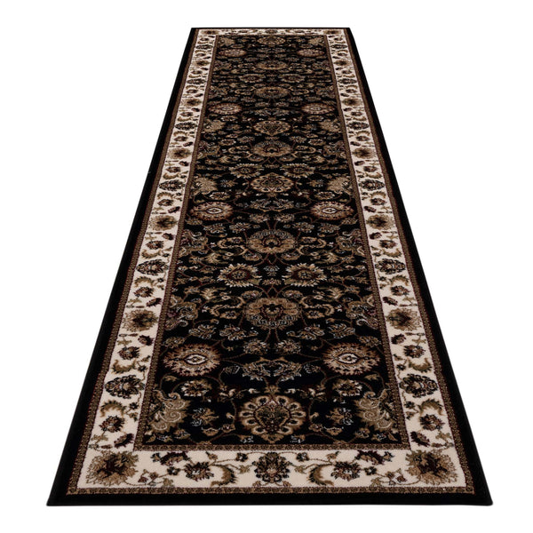 Regal 8005 Black Hallway Runner – Westam Rugs